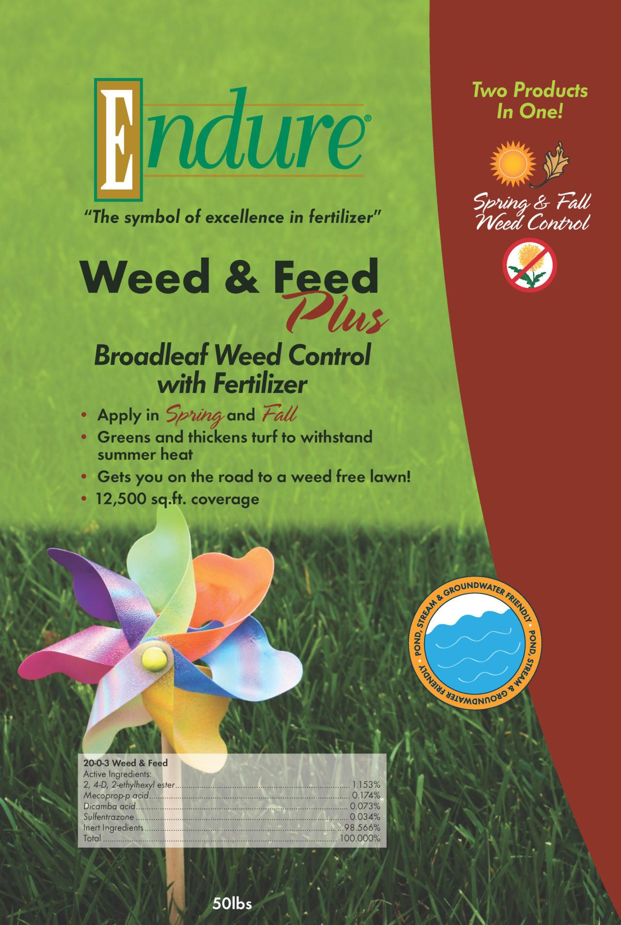 Endure Premium Weed & Feed with Surge - McCarty Mulch